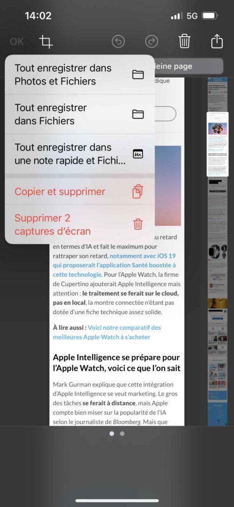 Comment faire une capture d’écran sur iPhone