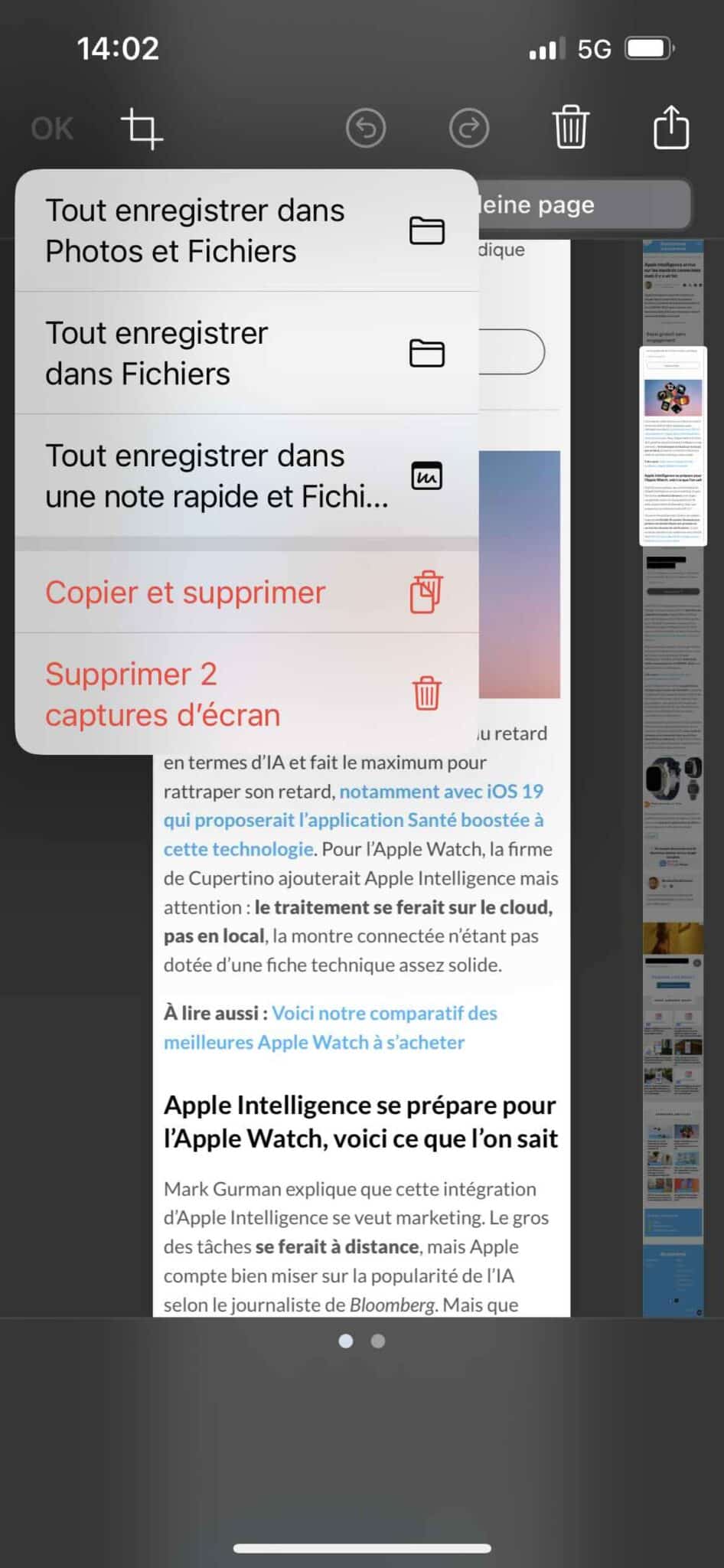Comment faire une capture d’écran sur iPhone