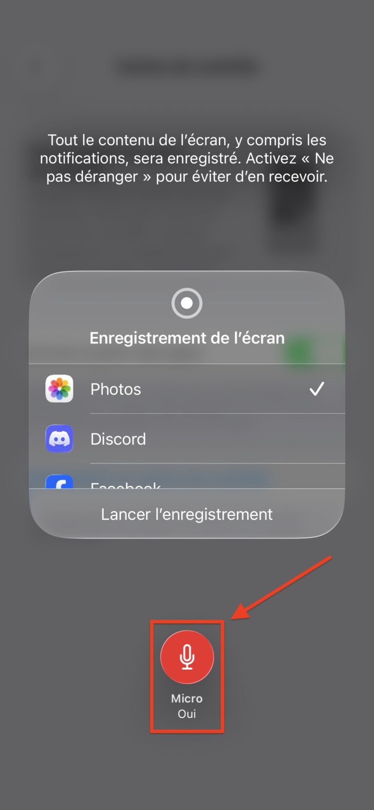iPhone : comment faire une capture vidéo de mon écran (avec ou sans son)