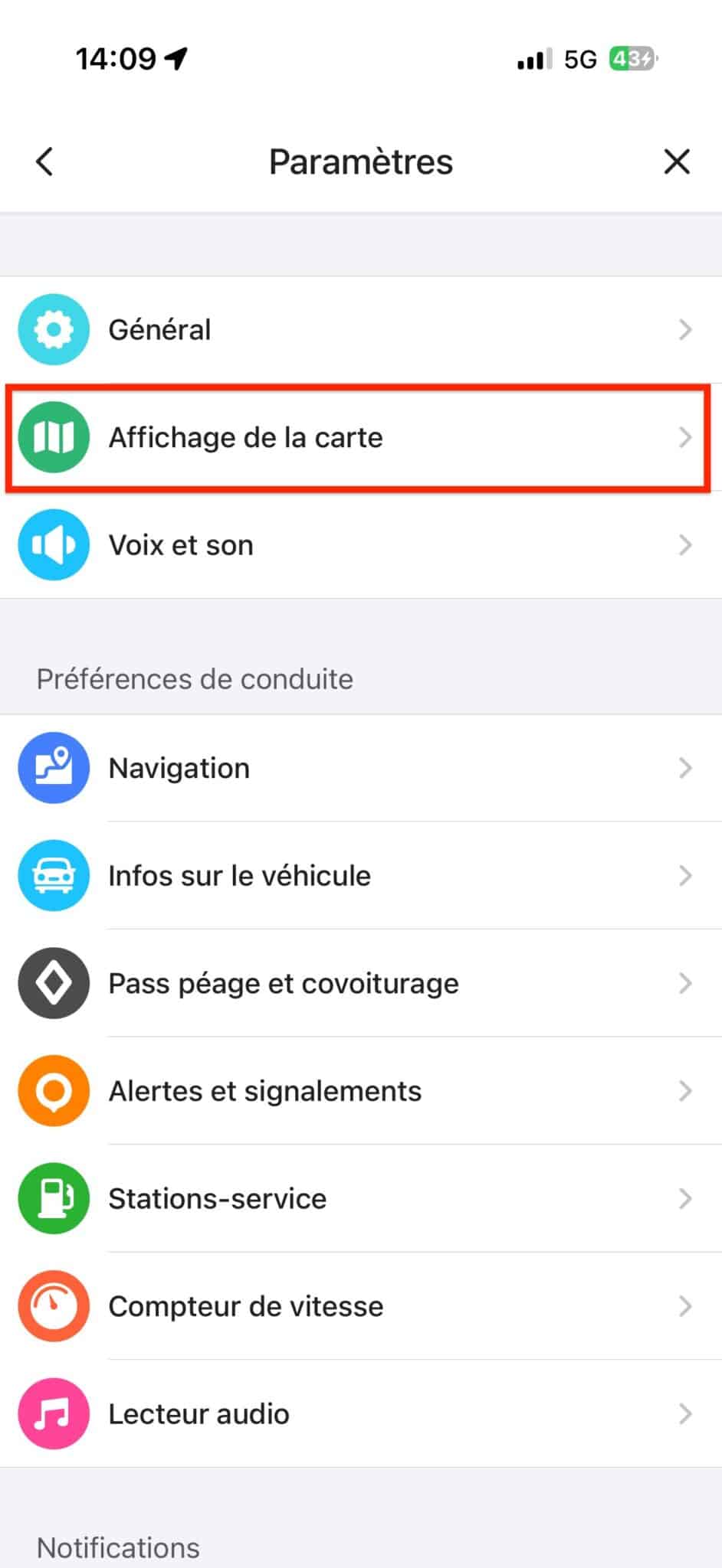 Comment activer le mode sombre sur Waze
