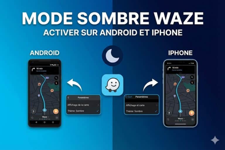 Comment activer le mode sombre sur Waze