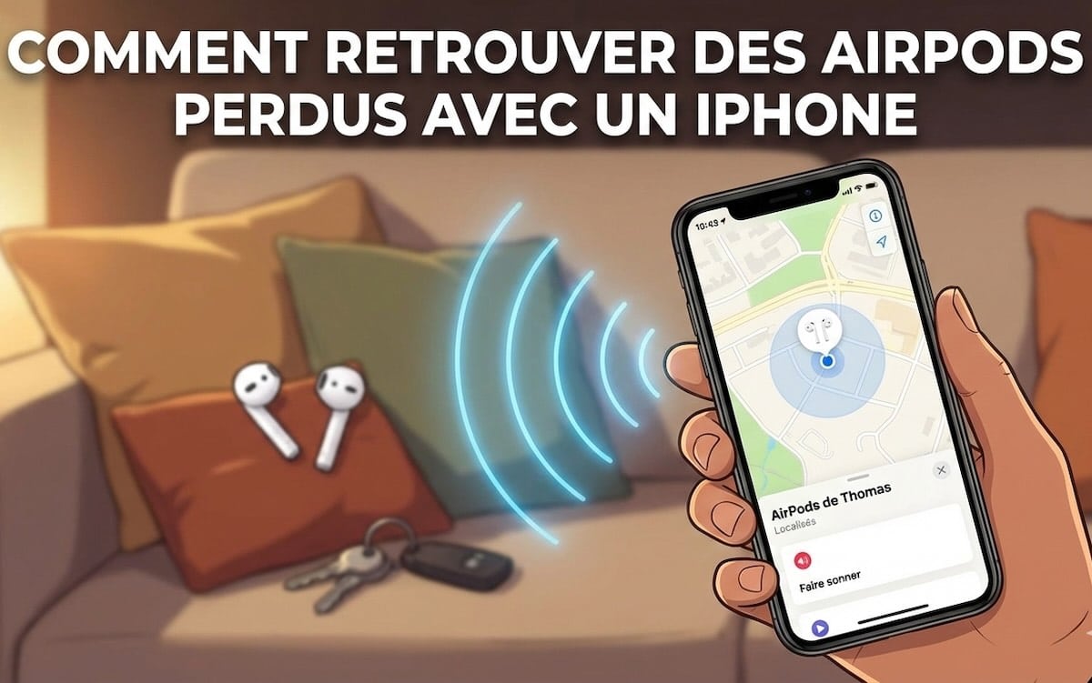 Comment retrouver des AirPods perdus avec un iPhone